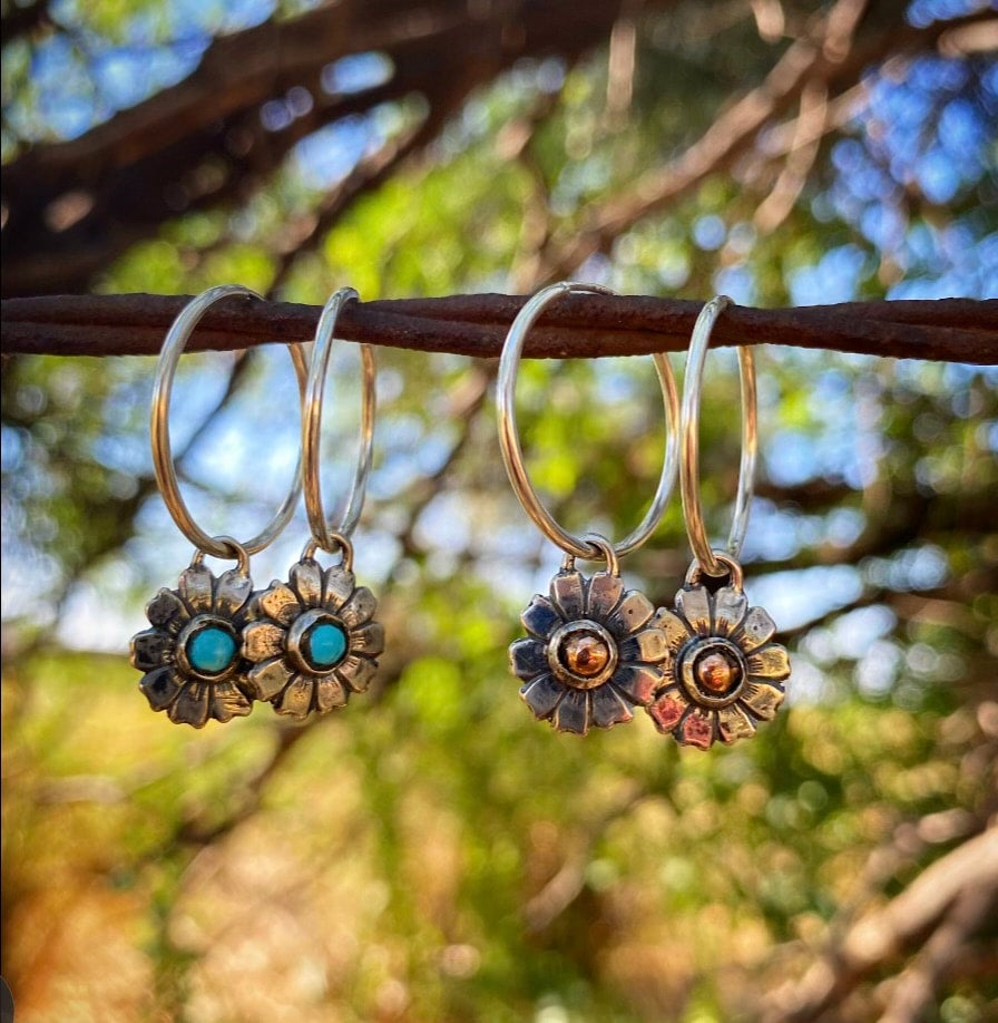 Little Flower Earrings | Ranch Road Silver By Beau Compton