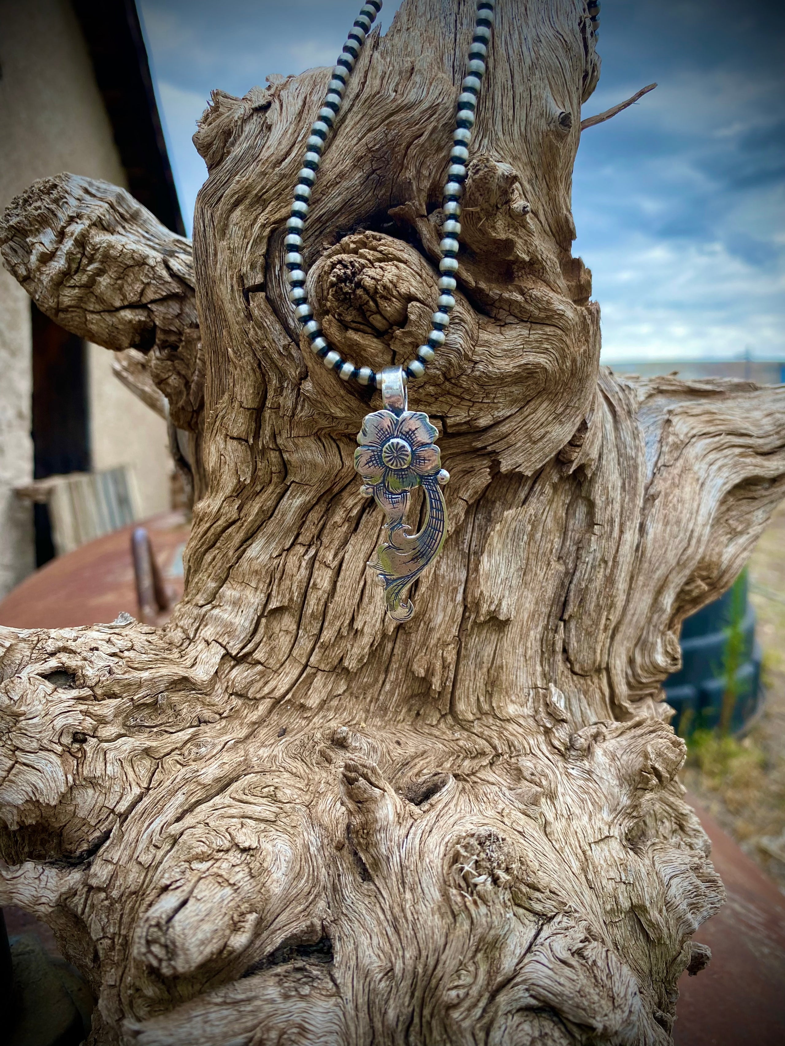Western Scroll Pendant | Ranch Road Silver By Beau Compton