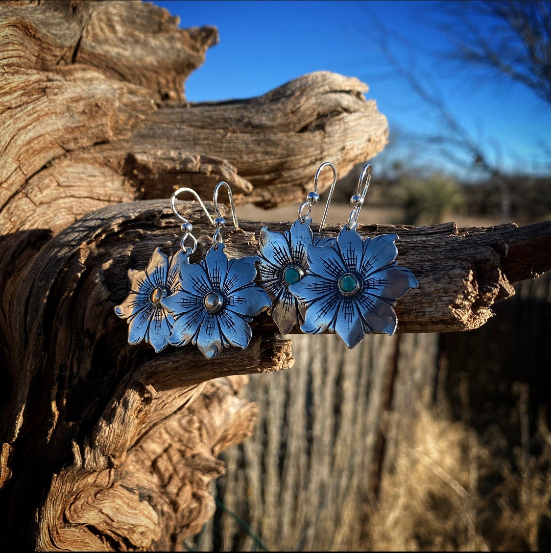 Flora Earrings | Ranch Road Silver By Beau Compton